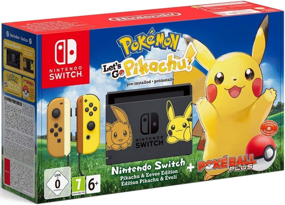 Bon plan console Nintendo Switch Collector Pokémon Let's Go (Pikachu ou ...