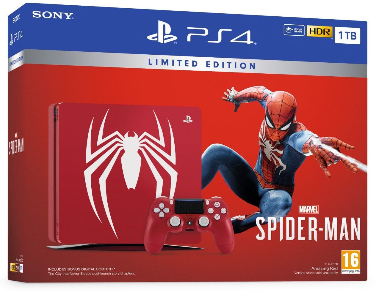 Bon plan console PS4 Slim 1To collector Spider-Man pas cher