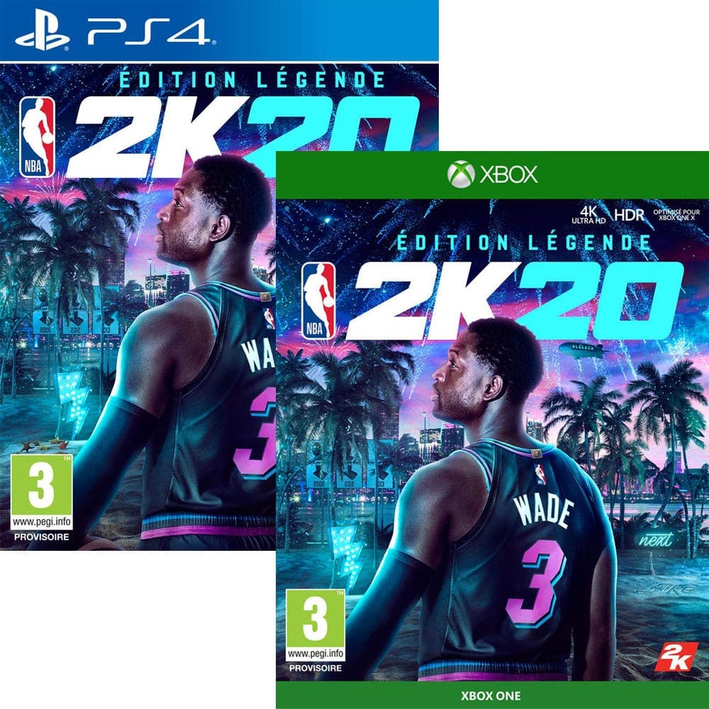 Bon plan NBA 2K20 Édition Légende pas cher sur PS4 ou Xbox One